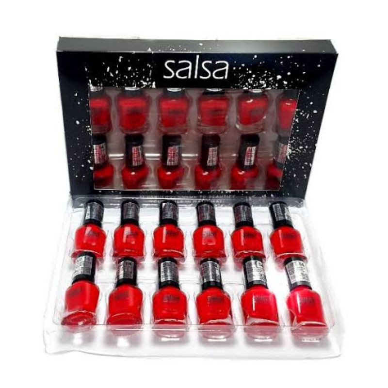 Jual KUTEK SALSA KHUSUS MERAH ISI 12 PCS | Shopee Indonesia