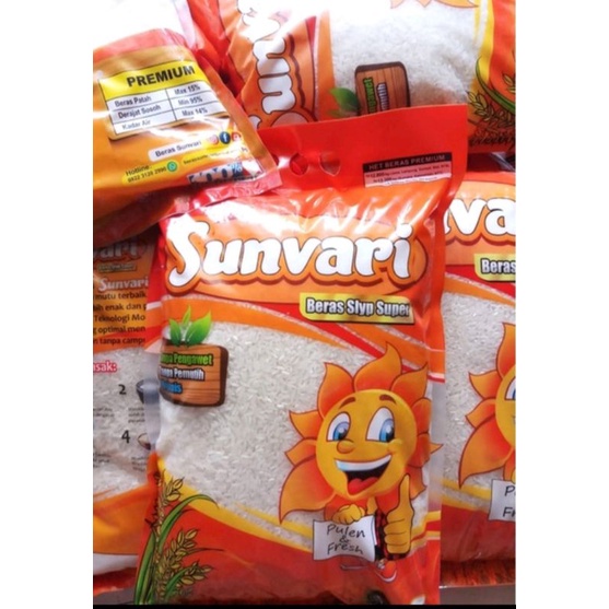 Jual beras premium sunvari 5kg | Shopee Indonesia