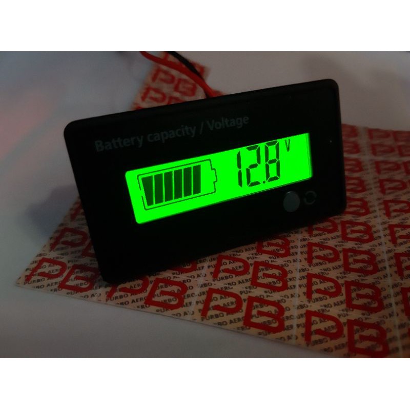 Jual Battery Capacity Indicator Voltage Meter Voltmeter LCD Monitor ...