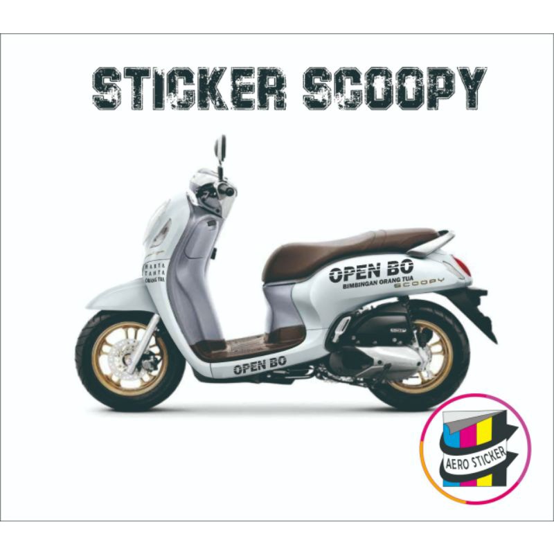 Jual Stiker Sticker Striping Scoopy Open BO Bimbingan Orang Tua ...