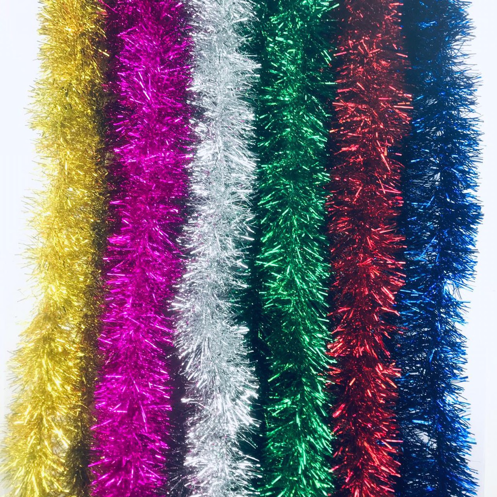 Jual Rumbai rumbai / Hiasan pohon natal / Hiasan dinding / Tebal ...