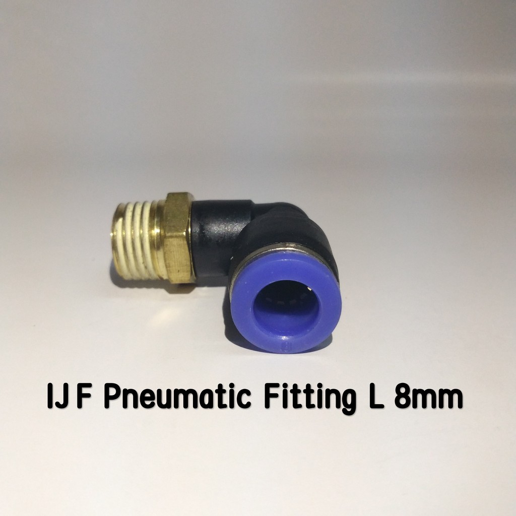 Jual PNEUMATIC FITTING L12 8MM | Shopee Indonesia