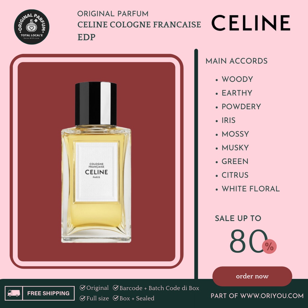 Jual Parfum CELINE COLOGNE FRANCAISE EDP 100 ML | Shopee Indonesia
