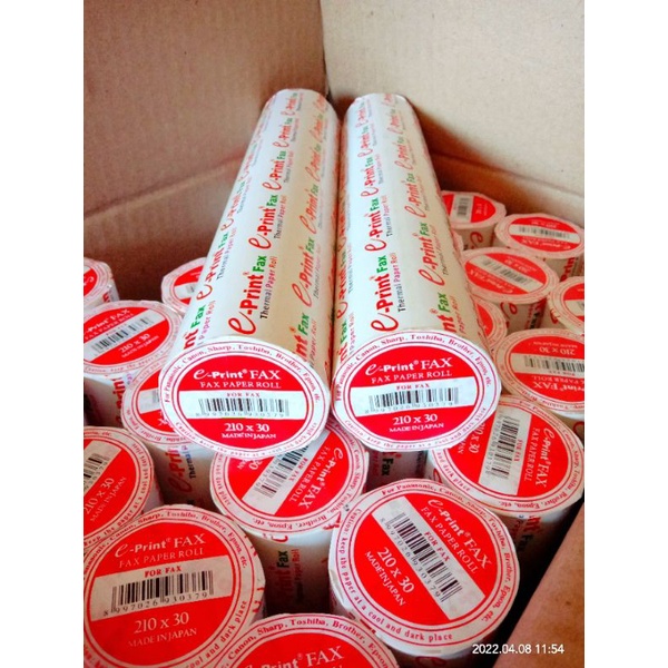 Jual kertas fax 210 x 30 Eprint merah- 1 pcs | Shopee Indonesia