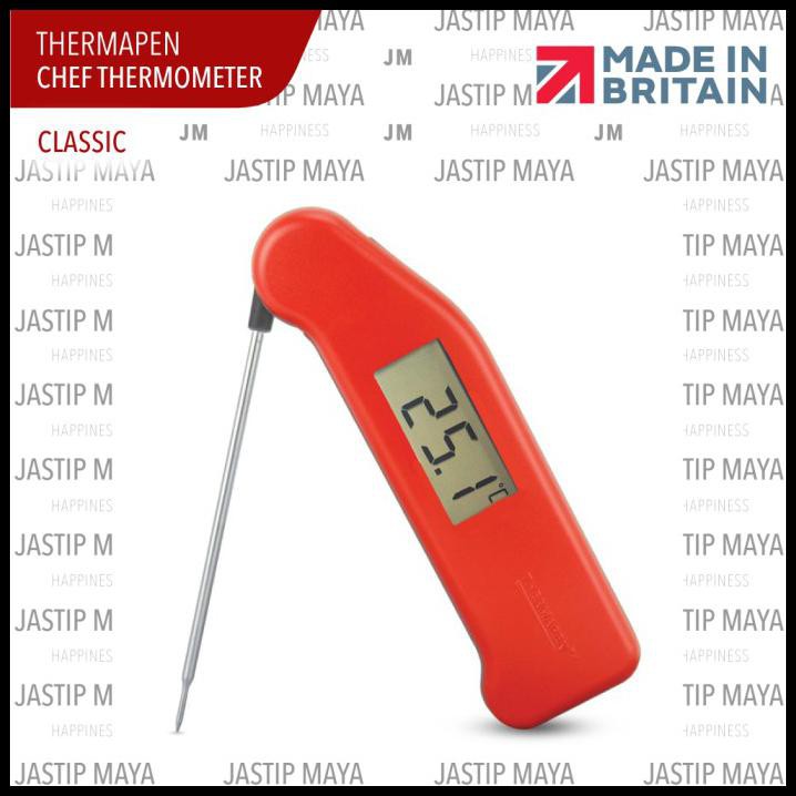 Jual Thermapen Classic Superfast Termometer Masak - Merah | Shopee ...