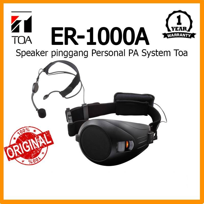 Jual TOA ER 1000A-BK ER-1000A Personal PA System Original TOA RESMI ...