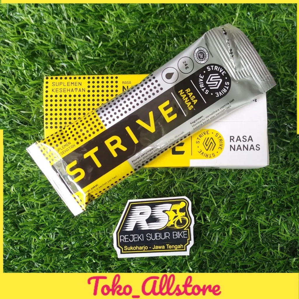 Jual STRIVE Energy Gel Rasa Nanas Original | 1 Box isi 5 Sachet | Shopee Indonesia