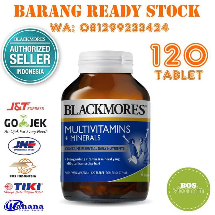 Jual Blackmores Multivitamins + Minerals Bpom Kalbe - 120 Tablet | By Tirta Store | Shopee Indonesia