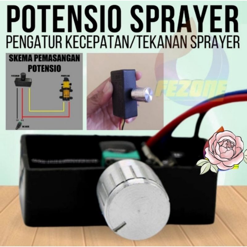 Jual POTENSIO SPRAYER KEPALA PERAK GENDONG SEMPROT HAMA POMPA AIR HAMA ...
