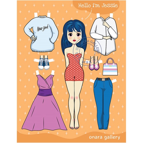 Jual Boneka Kertas/BP/Bongkar Pasang/Paper Doll | Shopee Indonesia