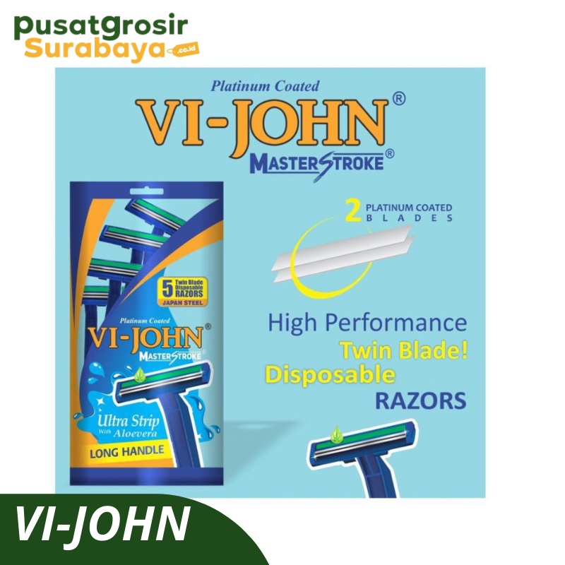 Jual Snapdeal VI-JOHN Master Stroke 5 Blade Shaving Razors With ...