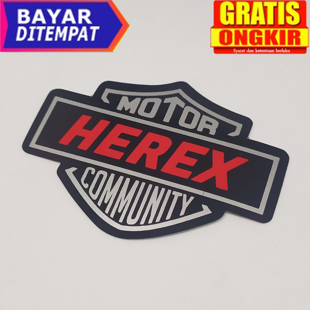 Jual stiker honda herex / sticker motor herex / stiker fake herex ...