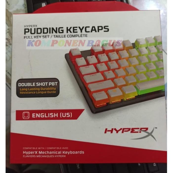 Jual Hyperx Pudding Keycaps Full Key Set Double Shot Pbt White | Shopee ...