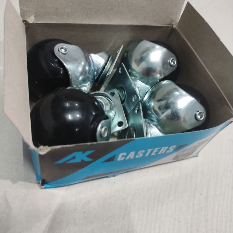 Jual Roda Etalase Casters AK 50mm 2 inch 1 biji Roda | Shopee Indonesia