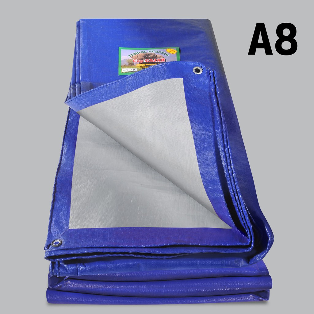 Jual TERPAL PLASTIK A8 Ukuran 3x5 Meter Merk CAP GAJAH | Shopee Indonesia