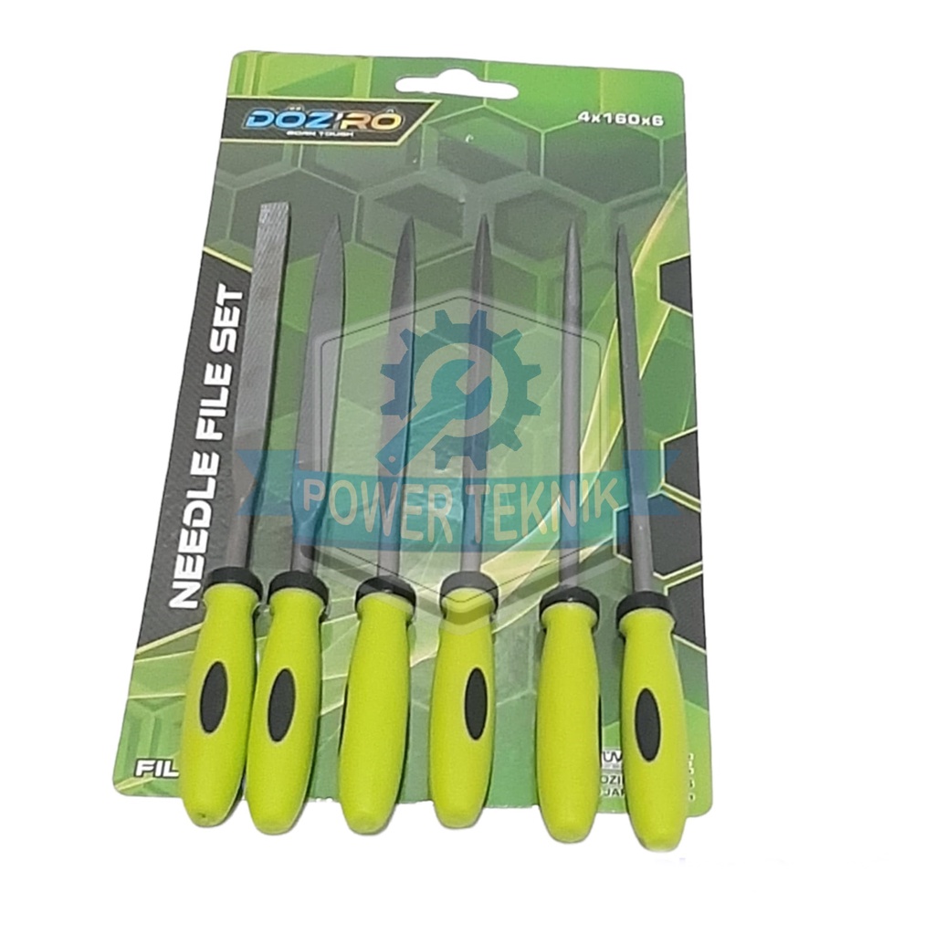 Jual DOZIRO Kikir Set 6 pcs kikir Besi | Shopee Indonesia