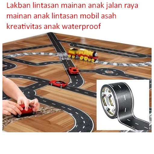 Jual Lakban lintasan mainan anak jalan raya mainan anak lintasan mobil ...