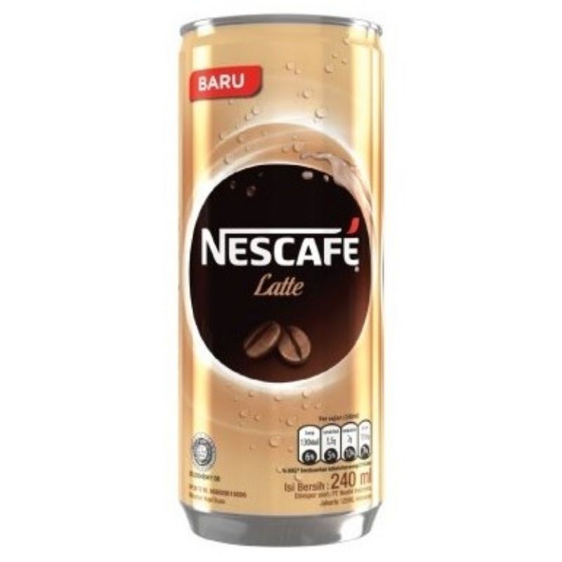 Jual Nescafe can latte 240 ml | Shopee Indonesia