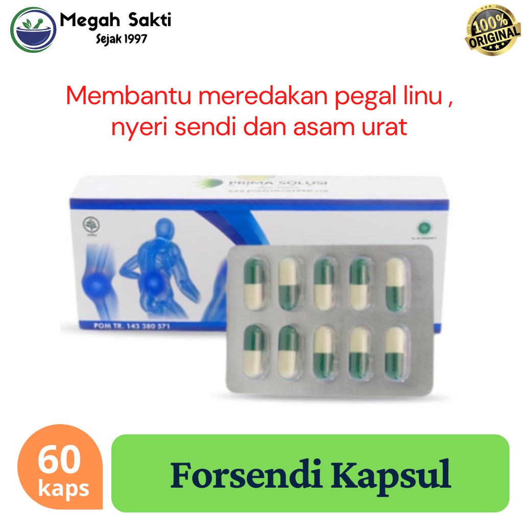 Jual MGS - Obat Asam Urat Forsendi 60 Kapsul | Shopee Indonesia