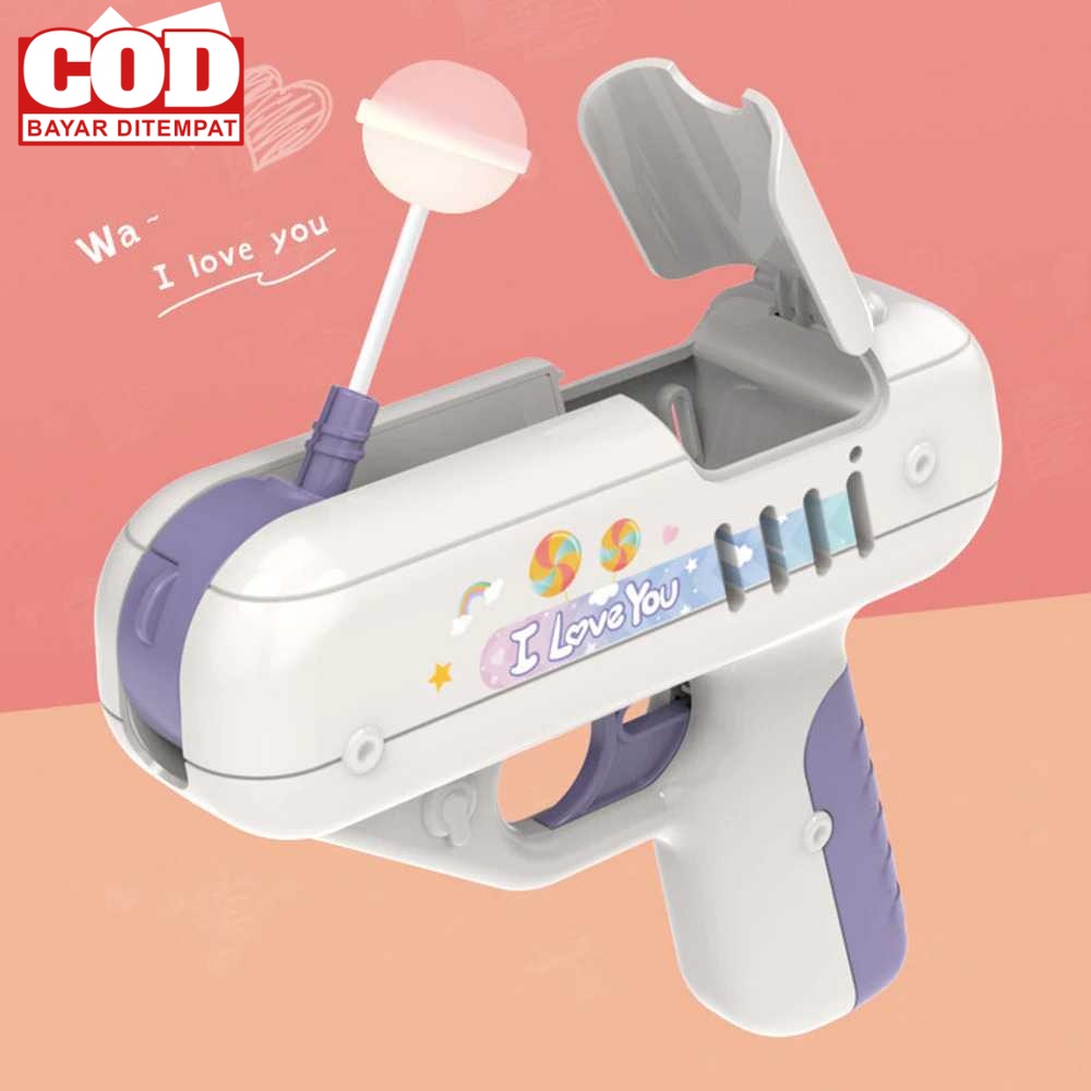 Jual (BAYAR DI TEMPAT) JOKEJOLLY Pistol Permen Lollipop Candy Sugar Gun ...