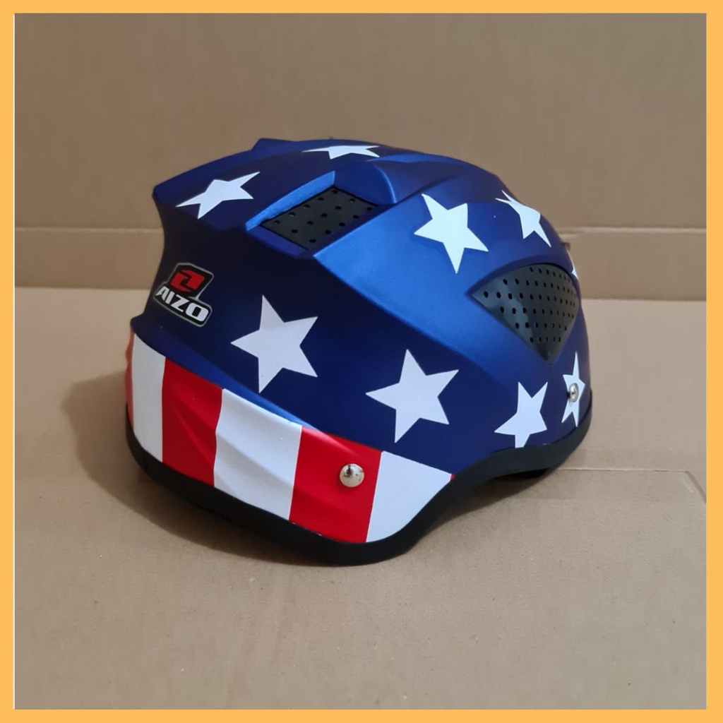 Jual helm sepeda mtb motif captain amerika dewasa helm sepeda lipat ...
