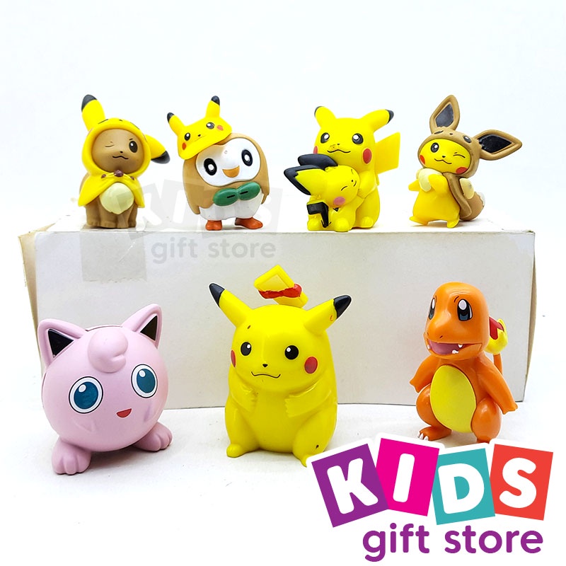 Jual Pokemon Pikachu Figure Set - Mainan Figur | Shopee Indonesia