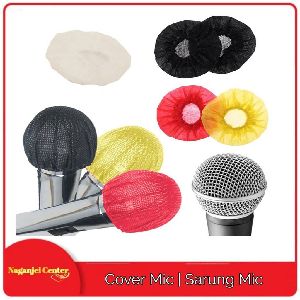 Jual SARUNG MIC COVER MIC 100PCS ANTI VIRUS BUNGKUS MIC COVER MIC ...