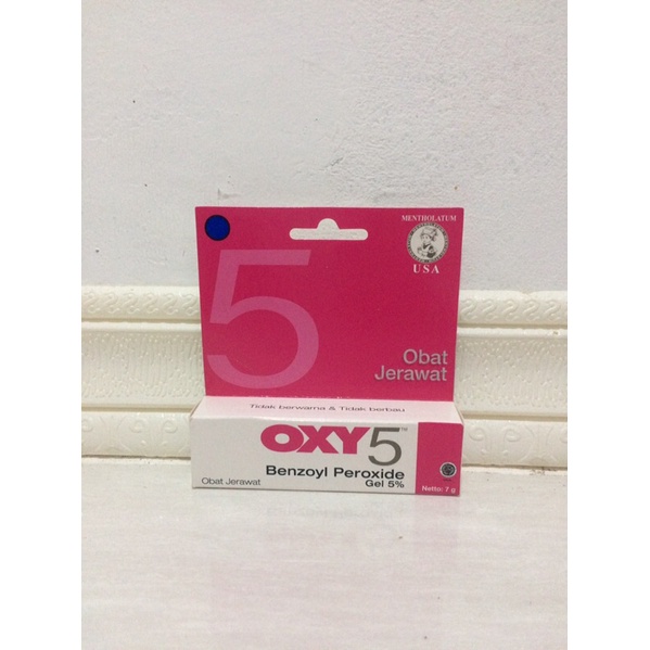 Jual OXY 5 Obat Jerawat Benzoyl Peroxide Gel 5% 7ml | Shopee Indonesia