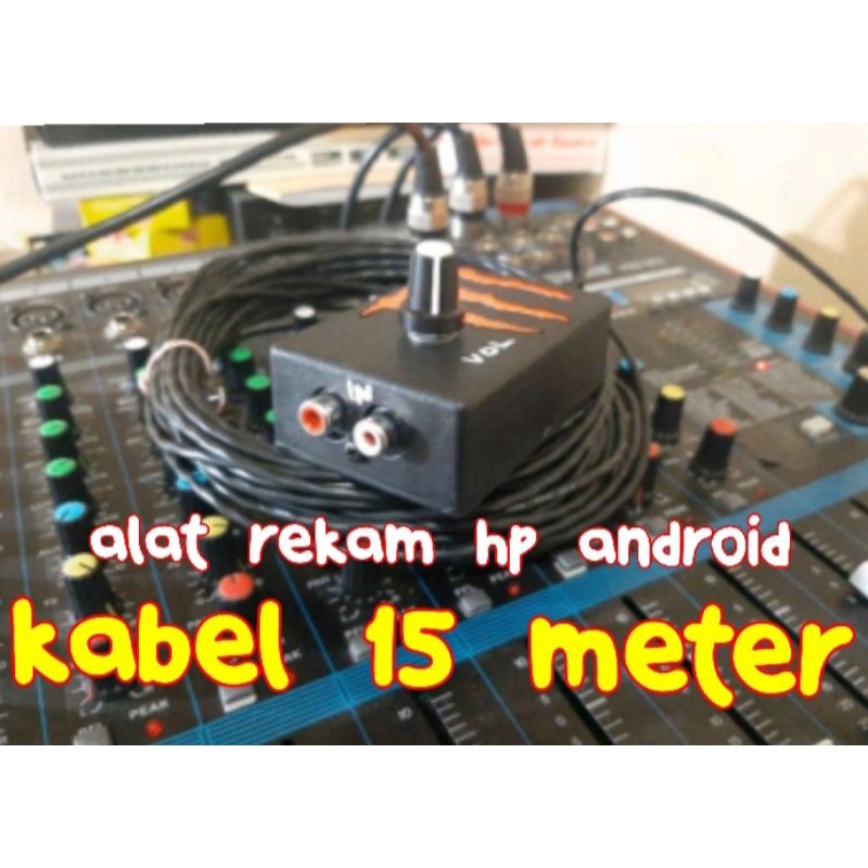 Jual ALAT REKAM MIXER KE HP ANDROID 15MTER | Shopee Indonesia