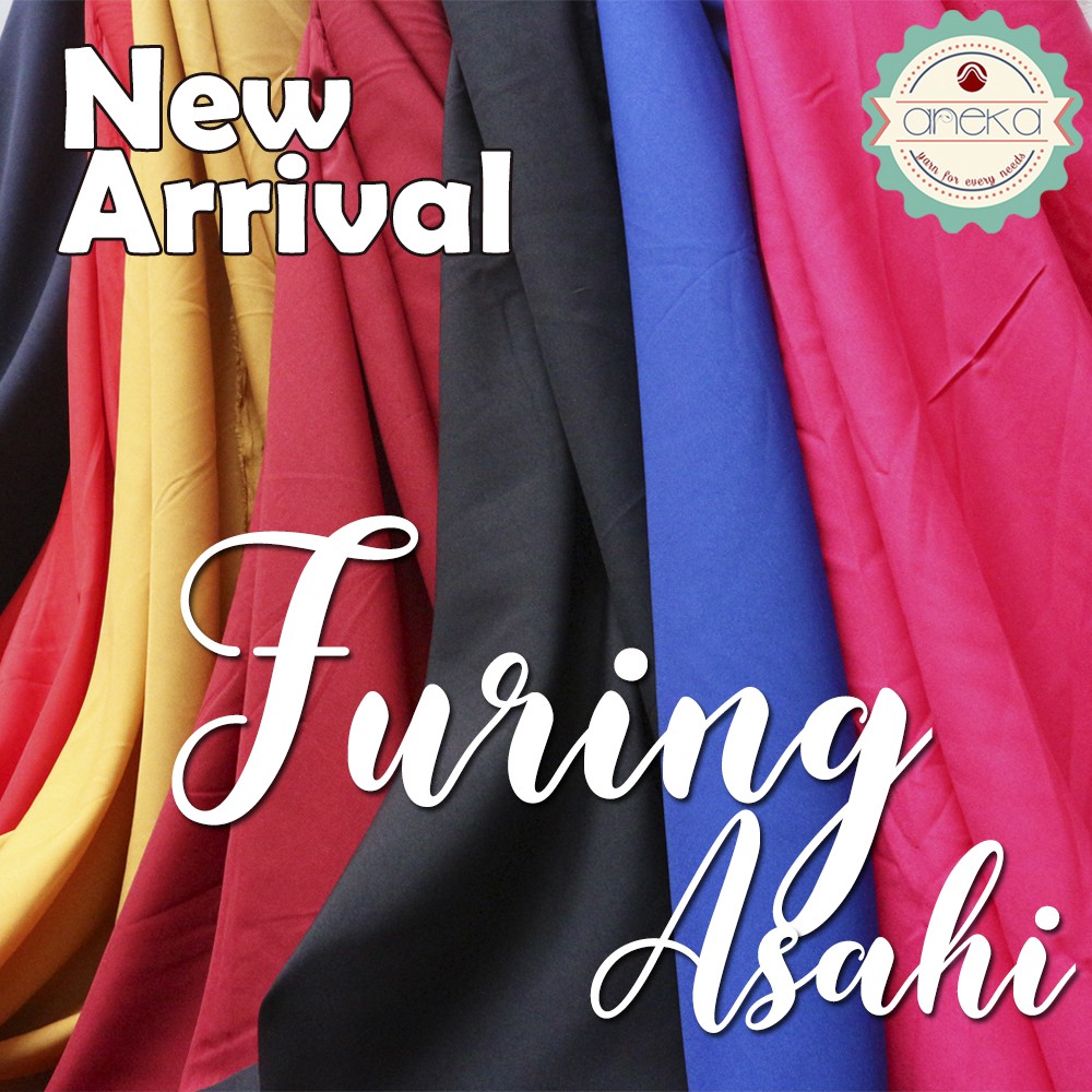 Jual ANEKA - Bahan Kain Pelapis Dalaman Puring Furing Asahi Meteran ...