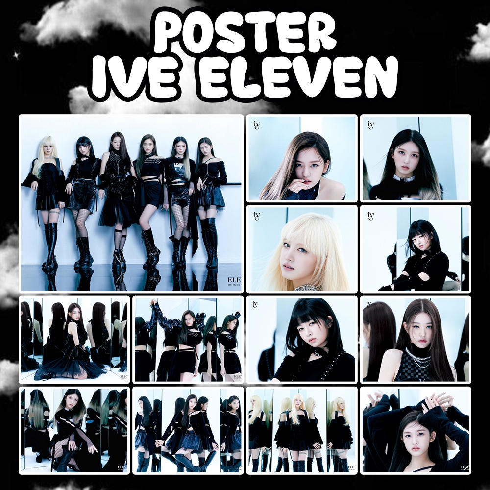 Jual [BEBAS PILIH] Poster IVE ELEVEN - Poster Kpop A4 A5 A6 Murah | Shopee Indonesia