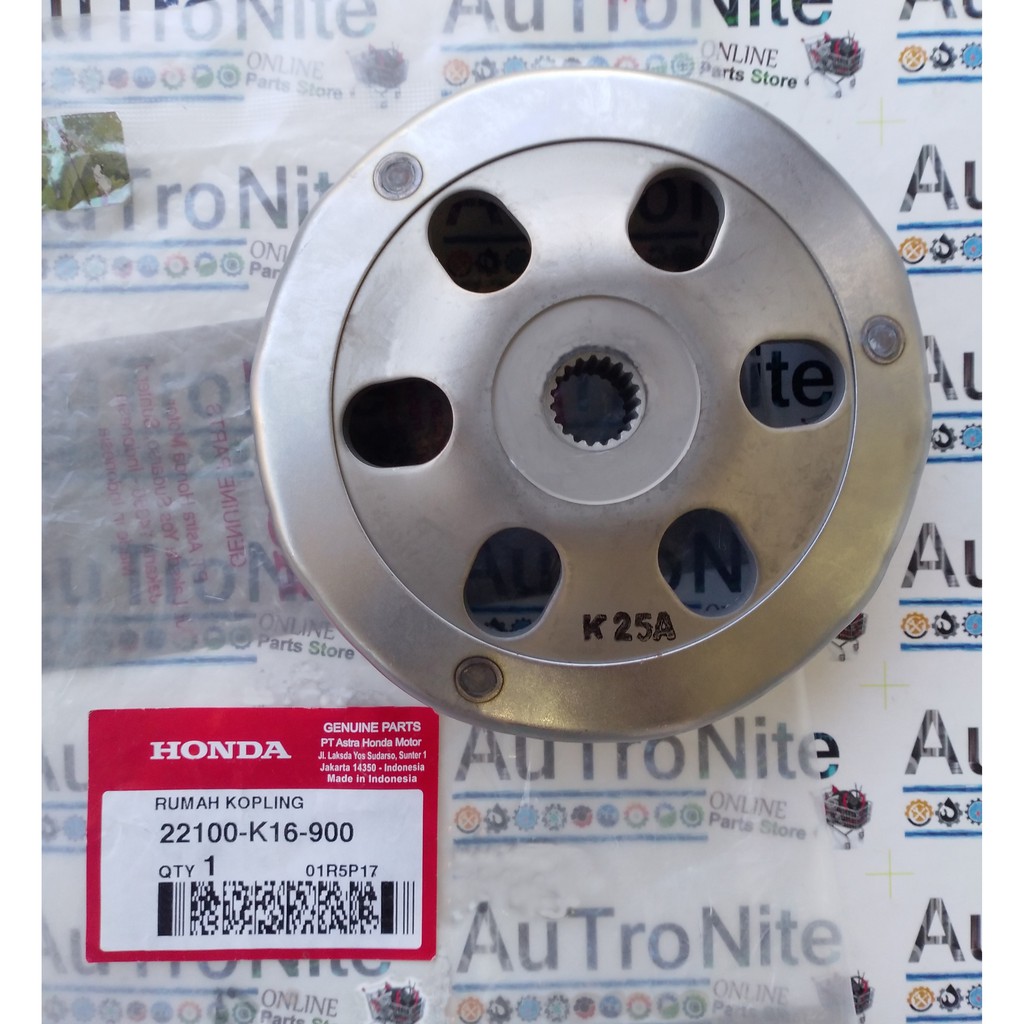 Jual Mangkok Rumah Kopling Ganda Outer Comp Clutch 22100-K16-900 Ori ...