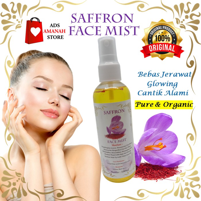 Jual Facemist Face Mist Safron Saffron 100ml Toner Wajah Penghilang ...