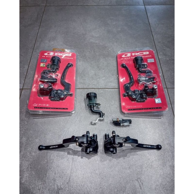 Jual MASTER REM RCB SET S2 RADIAL KANAN KIRI 14MM/ORI RACING BOY BLACK ...