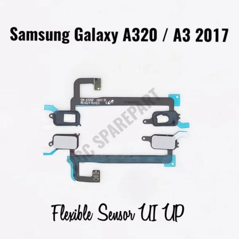 Jual Original Flexible Connector Sensor UI UP Back Recent Samsung A320 - A3 2017 | Shopee Indonesia
