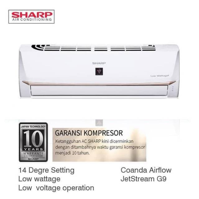 Jual AC SHARP AH-AP7UHL 3/4PK LOW-WATT SAYONARA + PASANG DEPOK | Shopee Indonesia