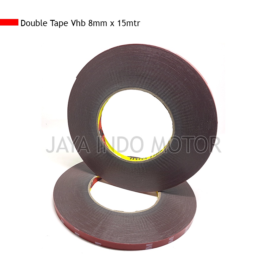 Jual Double Tape VHB 8mm x 15mtr serupa 3M | Shopee Indonesia