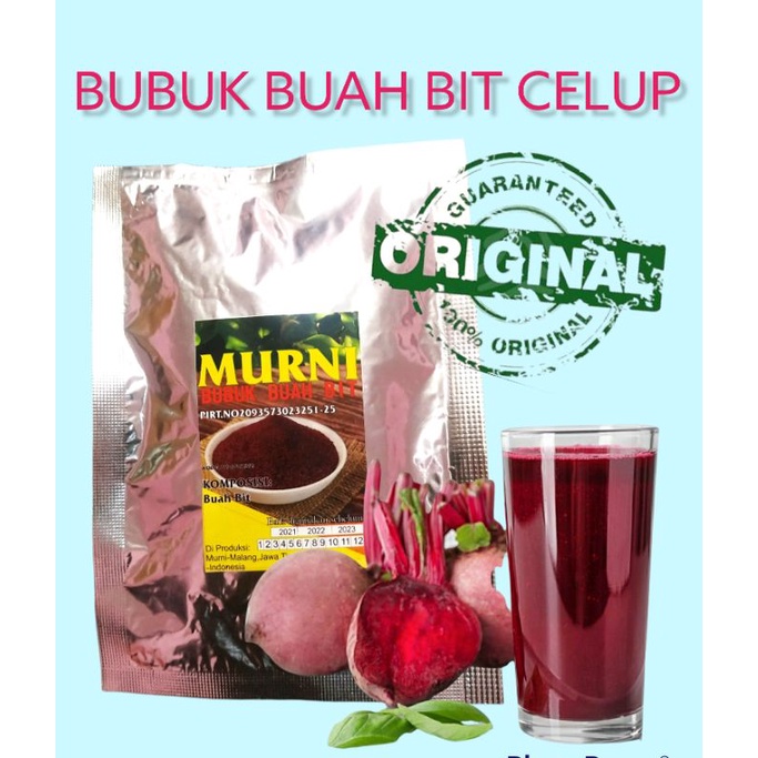 Jual Bubuk / Powder buah bit kemasan celup | Shopee Indonesia