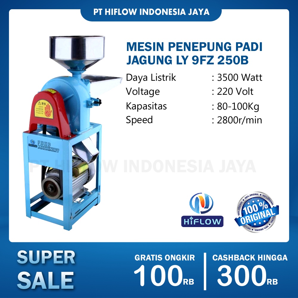 Jual Mesin Penepung tepung jagung padi cabe gandum dll LY 9FZ 250B ...