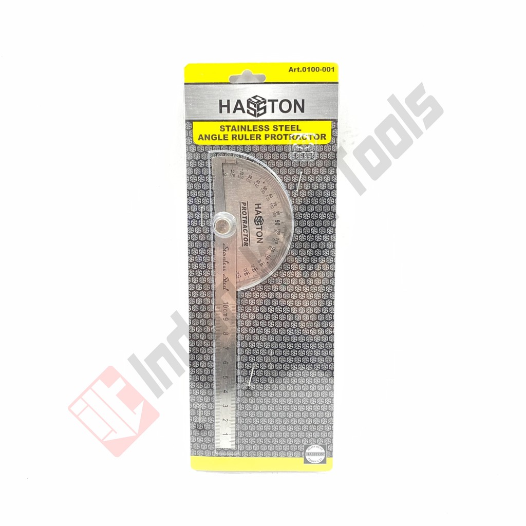 Jual HASSTON PROHEX 0100-001 Busur Derajat Protractor Alat Ukur Sudut ...