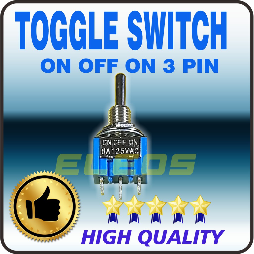 Jual Toggle Switch On Off On 3 Pin | Shopee Indonesia