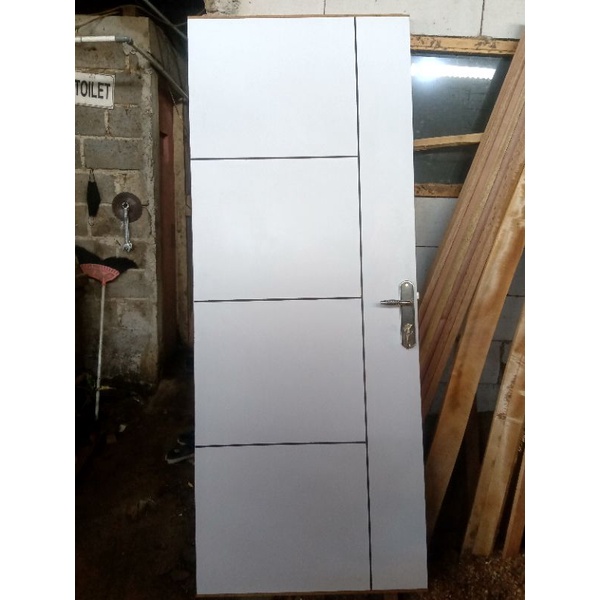 Jual PINTU HPL PUTIH DOFF atau GLOSSY uk 80x210 | Shopee Indonesia