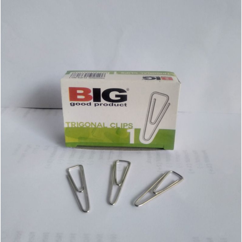 Jual BIG Trigonal Paperclips (Klip Kertas Bentuk Segitiga) | Shopee ...