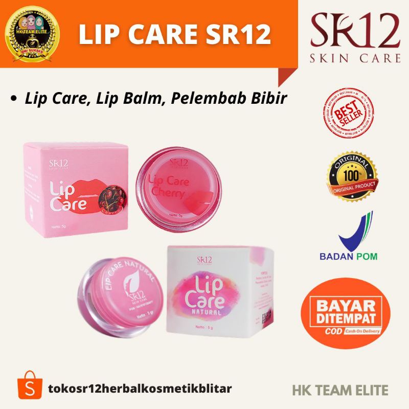 Jual LIP CARE SR12 / PEMERAH BIBIR / LIP SR12 / LIP BALM SR12 / PENCERAH BIBIR HITAM | Shopee ...
