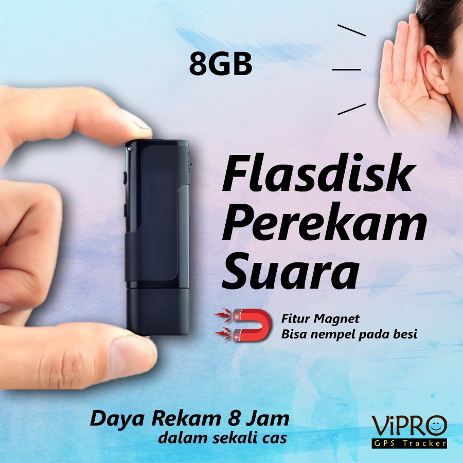 Jual Alat Perekam Suara Recorder 8GB Super Mini tersembunyi Bentuk ...