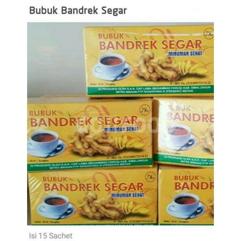 Jual Bandrek Segar | Bandrek Khas Medan | Shopee Indonesia