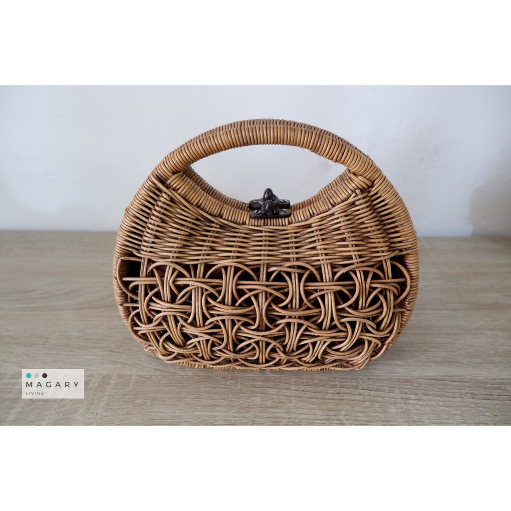 Jual MAGARY BAGS / Sukuh Bag / Tas Rotan / Rattan Bag / Tas Kulit / Tas ...