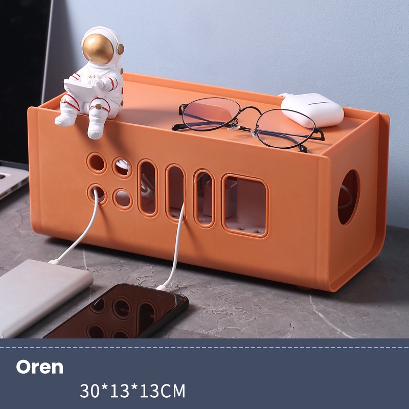 Jual Dejavu Organizer Kabel Box Charger Tempat Kabel Hiasan Meja Ruang ...