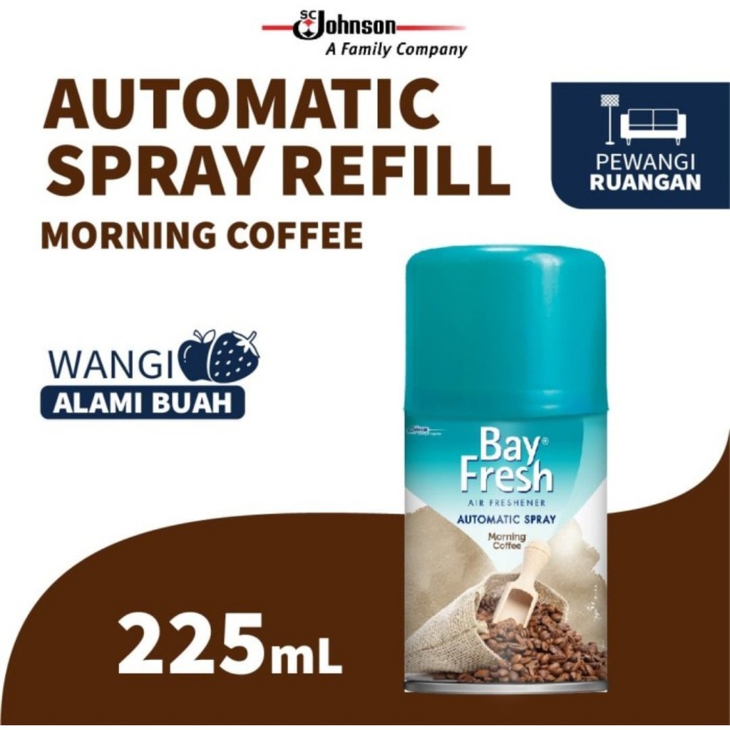 Jual Bayfresh Matic Spray Morning Coffee Refill 225ml Bay Fresh ...