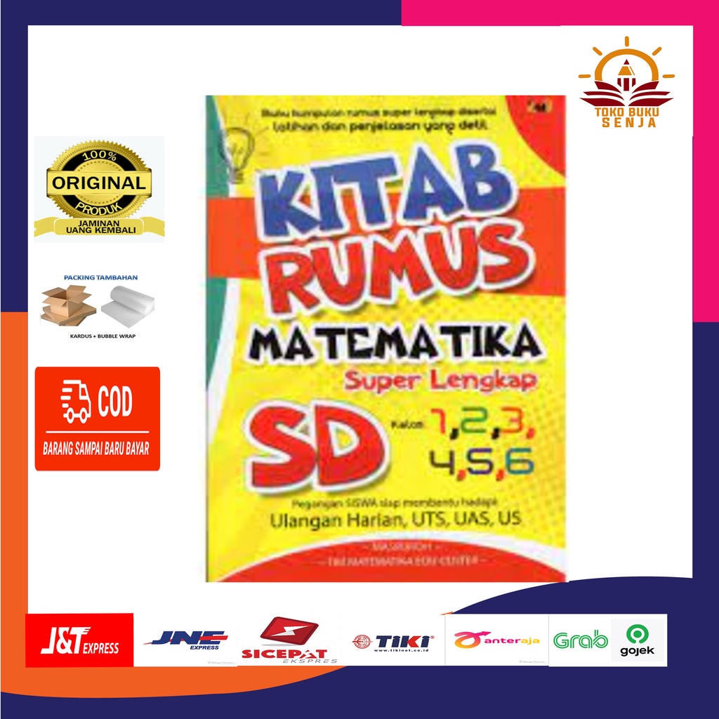 Jual Rumus Matematika Super Lengkap SD Kelas 1,2,3,4,5,6 | Shopee Indonesia